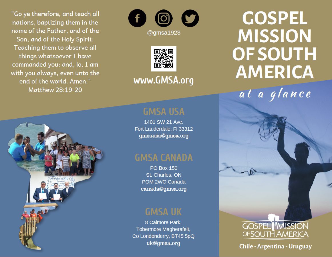 GMSA at a Glance – Gospel Mission of South America